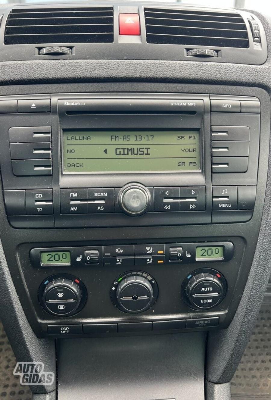 Skoda Octavia 2007 Kretinga, ar dzinēja tilpumu 1.80 L un nobraukumu 261 tūkst. km par 1500 €, foto 15 vietnē AUTOMOTO.COM.LV