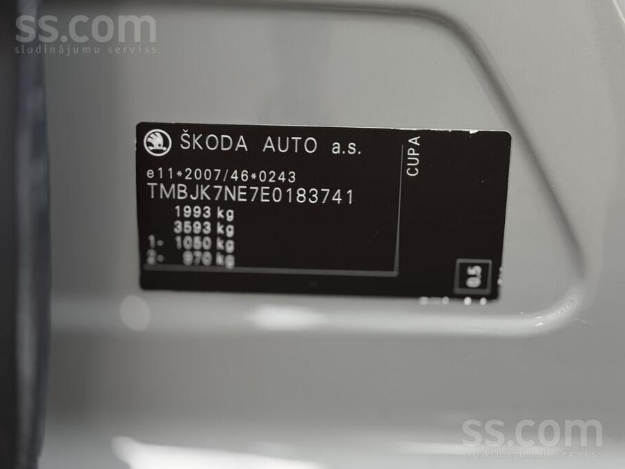 Skoda Octavia 2014 Jūrmala, ar dzinēja tilpumu 2.00 L un nobraukumu 0 tūkst. km par 7900 €, foto 32 vietnē AUTOMOTO.COM.LV