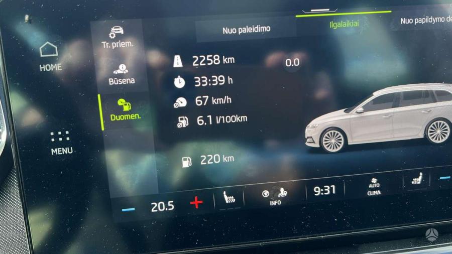 Skoda Octavia 2021 Viļņa, ar dzinēja tilpumu 1.50 L un nobraukumu 154 tūkst. km par 18200 €, foto 31 vietnē AUTOMOTO.COM.LV