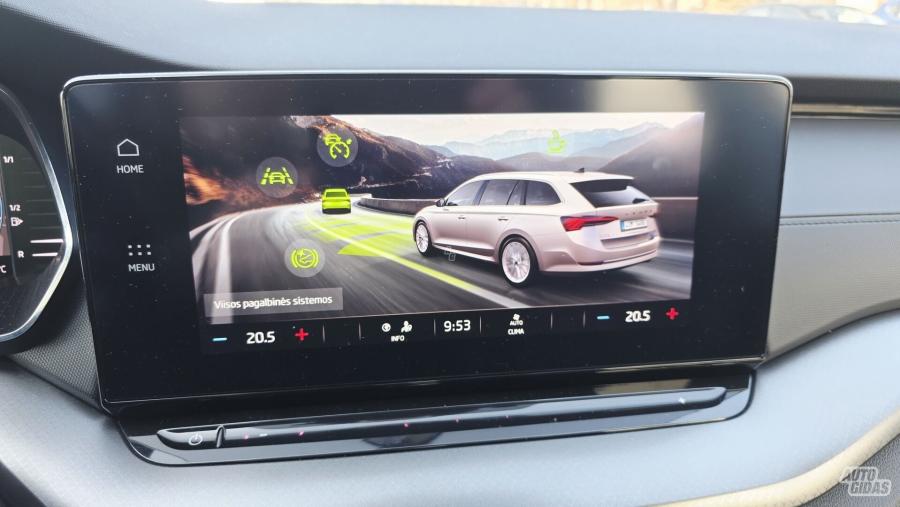 Skoda Octavia 2023 in Vilnius, with an engine capacity of 1.50 L and mileage of 209 thousand km for 14350 €, photo 15 on AUTOMOTO.COM.LV