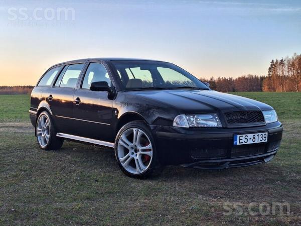 Violet Skoda Octavia 2003 in Valmiera, with an engine capacity of 1.80 L and mileage of 348 thousand km for 3400 €, photo 1 on AUTOMOTO.COM.LV