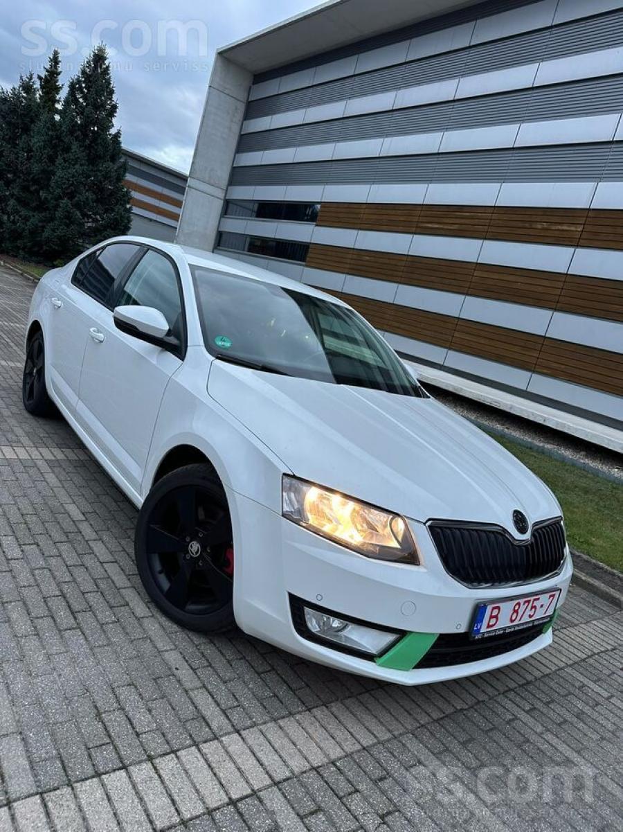 White Skoda Octavia 2013 in Riga, with an engine capacity of 1.80 L and mileage of 218 thousand km for 7950 €, photo 1 on AUTOMOTO.COM.LV