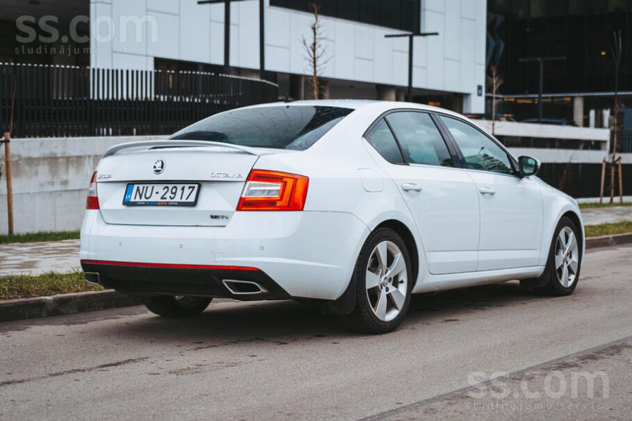 Balts Skoda Octavia 2017 Rīga, ar dzinēja tilpumu 2.00 L un nobraukumu 200 tūkst. km par 9438 €, foto 5 vietnē AUTOMOTO.COM.LV