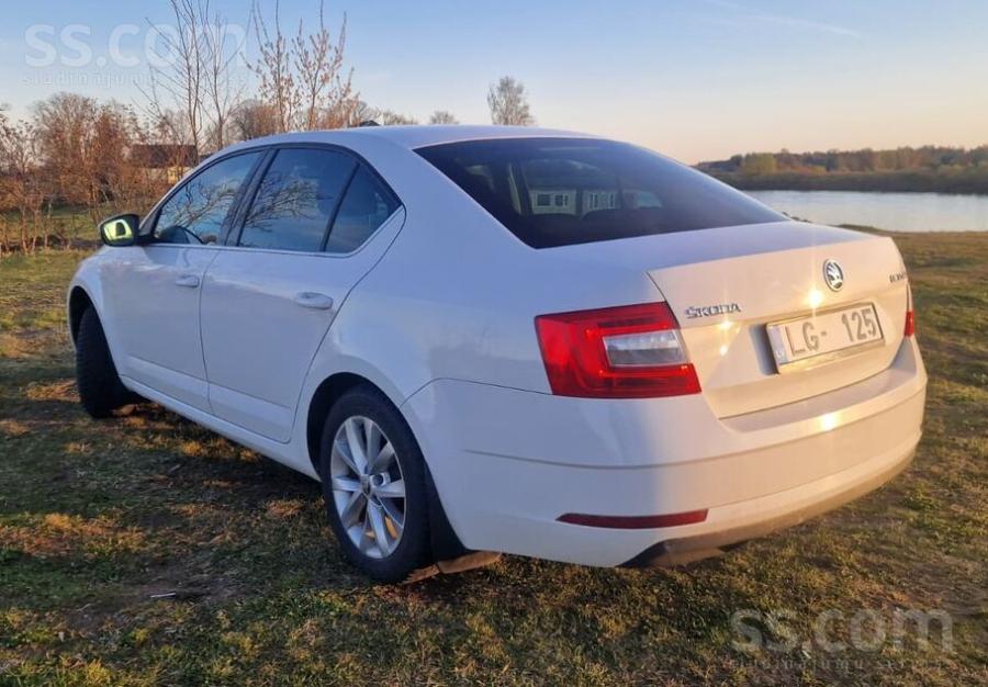 White Skoda Octavia 2018 in Jekabpils, with an engine capacity of 1.60 L and mileage of 272 thousand km for 9700 €, photo 5 on AUTOMOTO.COM.LV