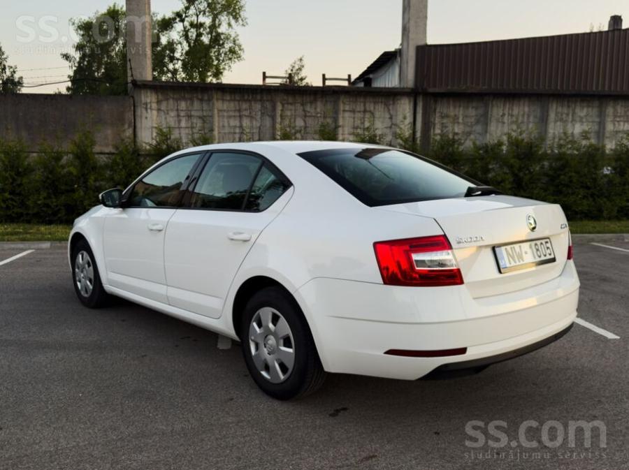 White Skoda Octavia 2019 in Riga, with an engine capacity of 1.60 L and mileage of 135 thousand km for 8800 €, photo 4 on AUTOMOTO.COM.LV
