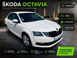 Белый Шкода Октавия 2019 в Таураге, объемом двигателя 1.60 л и пробегом 316 тыс. км за 6650 €, фото  на AUTOMOTO.COM.LV