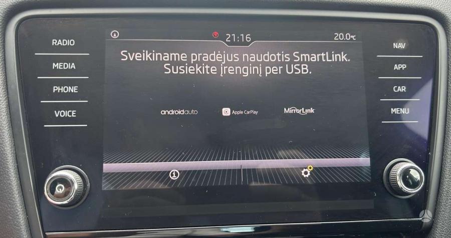 Белый Шкода Октавия 2020 в Таураге, объемом двигателя 1.97 л и пробегом 217 тыс. км за 7400 €, фото 14 на AUTOMOTO.COM.LV