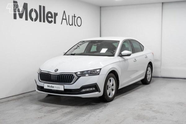 White Skoda Octavia 2021 in Vilnius, with an engine capacity of 1.50 L and mileage of 92 thousand km for 18900 €, photo 1 on AUTOMOTO.COM.LV
