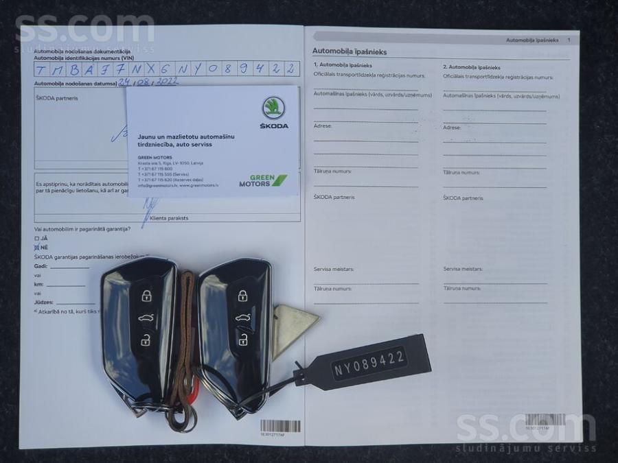 Balts Skoda Octavia 2022 Rīga, ar dzinēja tilpumu 2.00 L un nobraukumu 95 tūkst. km par 20900 €, foto 36 vietnē AUTOMOTO.COM.LV