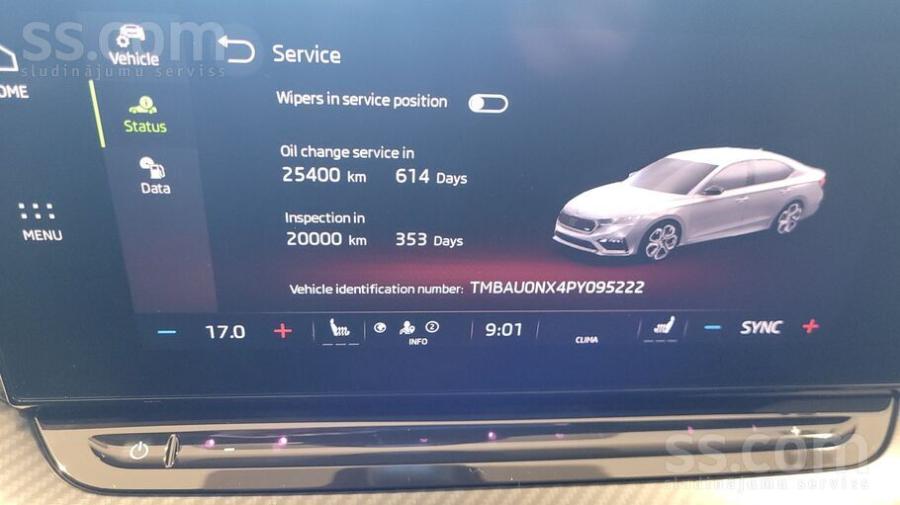 Balts Skoda Octavia 2023 Rīga, ar dzinēja tilpumu 2.00 L un nobraukumu 22 tūkst. km par 28790 €, foto 20 vietnē AUTOMOTO.COM.LV