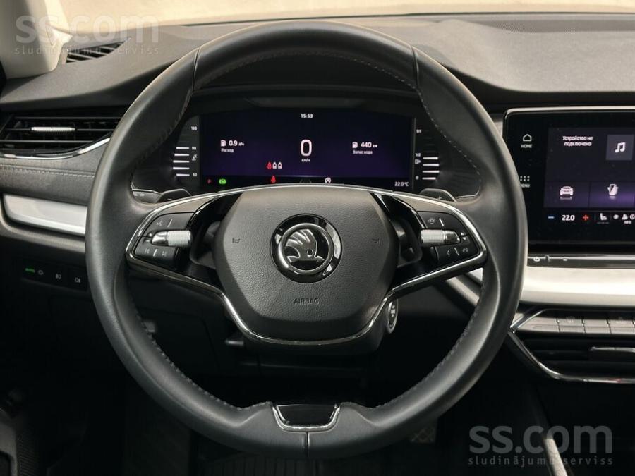 White Skoda Octavia 2023 in Riga, with an engine capacity of 2.00 L and mileage of 61 thousand km for 21550 €, photo 22 on AUTOMOTO.COM.LV