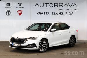 White Skoda Octavia 2023 in Riga, with an engine capacity of 1.50 L and mileage of 105 thousand km for 16800 €, photo  on AUTOMOTO.COM.LV