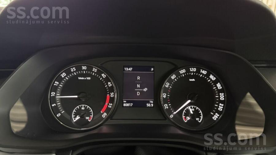 White Skoda Octavia 2024 in Riga, with an engine capacity of 2.00 L and mileage of 81 thousand km for 16900 €, photo 19 on AUTOMOTO.COM.LV