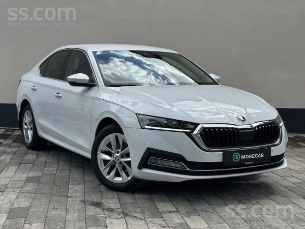 White Skoda Octavia 2024 in Riga, with an engine capacity of 1.50 L and mileage of 41 thousand km for 20950 €, photo 3 on AUTOMOTO.COM.LV