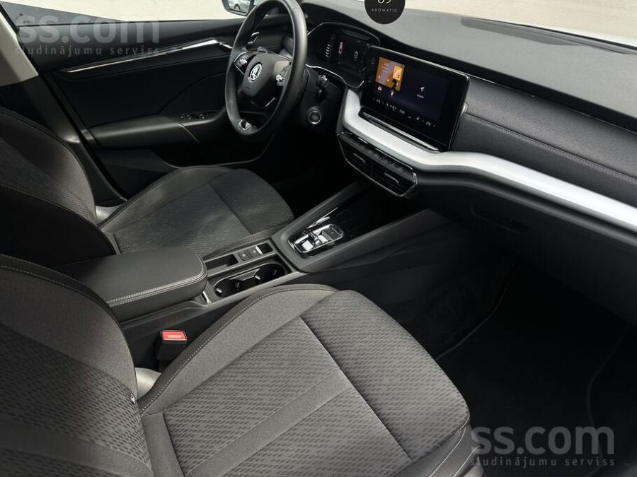 White Skoda Octavia 2024 in Riga, with an engine capacity of 1.50 L and mileage of 41 thousand km for 20950 €, photo 19 on AUTOMOTO.COM.LV