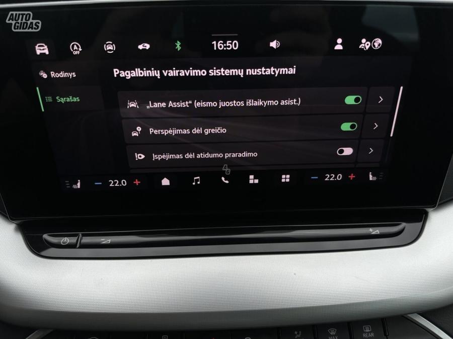 White Skoda Octavia 2024 in Avizieniai, with an engine capacity of 1.50 L and mileage of 70 thousand km for 22000 €, photo 11 on AUTOMOTO.COM.LV