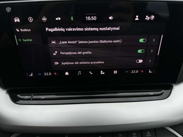 White Skoda Octavia 2024 in Vilnius, with an engine capacity of 1.50 L and mileage of 70 thousand km for 21500 €, photo 11 on AUTOMOTO.COM.LV