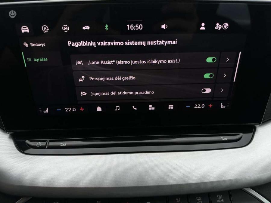 Белый Шкода Октавия 2024 в Вильнюс, объемом двигателя 1.50 л и пробегом 70 тыс. км за 21500 €, фото 11 на AUTOMOTO.COM.LV
