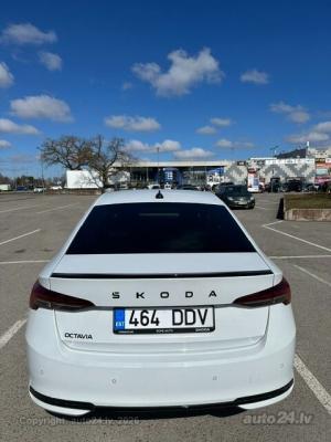 White Skoda Octavia 2025 in Tallinn, with an engine capacity of 1.50 L and mileage of 19 thousand km for 30999 €, photo 4 on AUTOMOTO.COM.LV