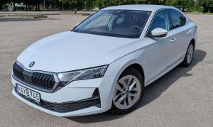 White Skoda Octavia 2025 in Klaipeda, with an engine capacity of 1.97 L and mileage of 12 thousand km for 25700 €, photo 3 on AUTOMOTO.COM.LV