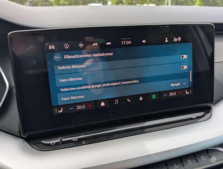White Skoda Octavia 2025 in Klaipeda, with an engine capacity of 1.97 L and mileage of 12 thousand km for 25700 €, photo 34 on AUTOMOTO.COM.LV