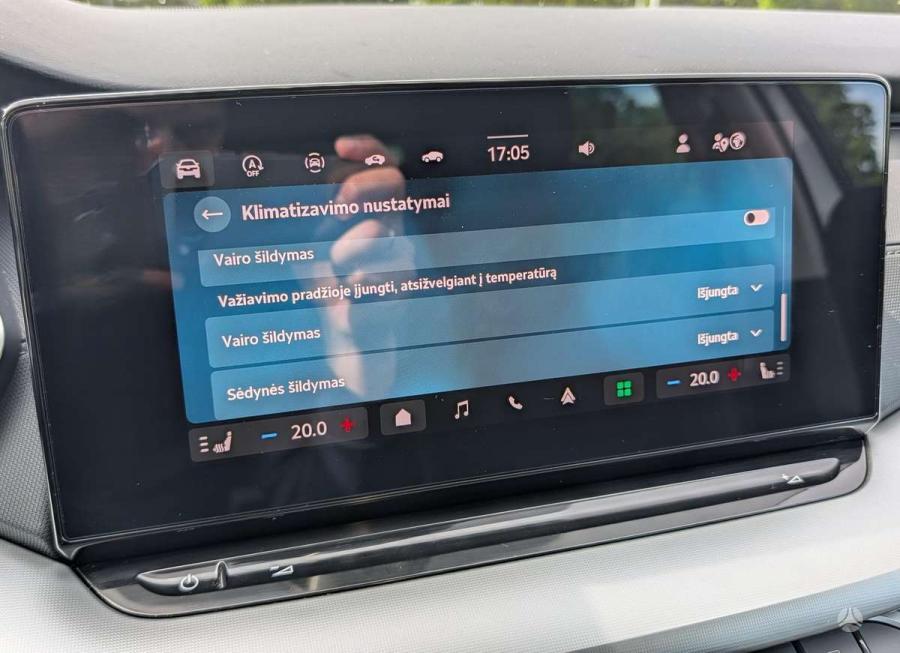 White Skoda Octavia 2025 in Klaipeda, with an engine capacity of 1.97 L and mileage of 12 thousand km for 25700 €, photo 35 on AUTOMOTO.COM.LV