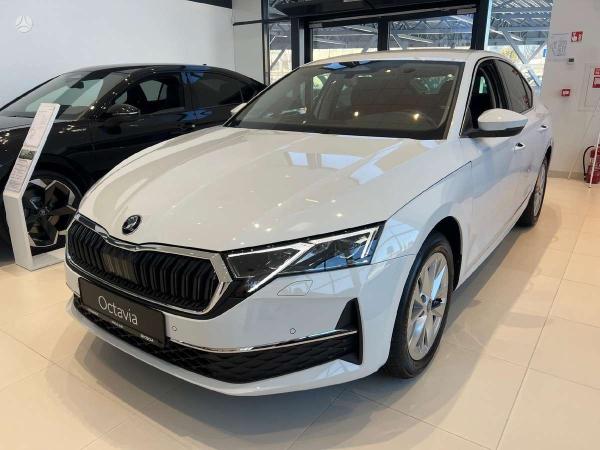 Balts Skoda Octavia 2026 Viļņa, ar dzinēja tilpumu 1.50 L un nobraukumu 1 tūkst. km par 32920 €, foto 1 vietnē AUTOMOTO.COM.LV