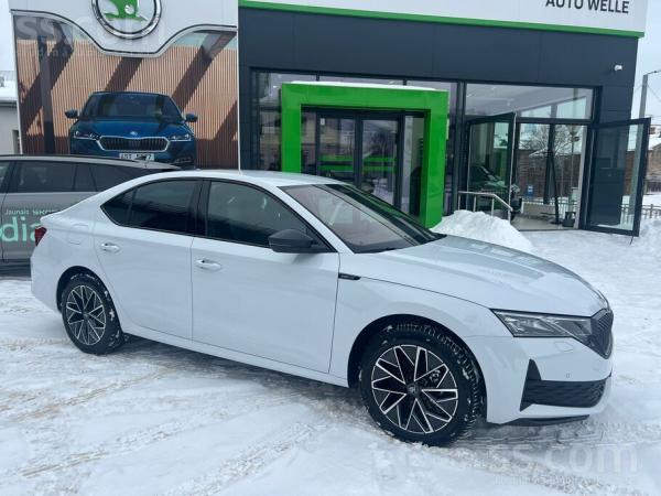 Balts Skoda Octavia 2026 Daugavpils, ar dzinēja tilpumu 1.50 L un nobraukumu 10 tūkst. km par 33270 €, foto 1 vietnē AUTOMOTO.COM.LV