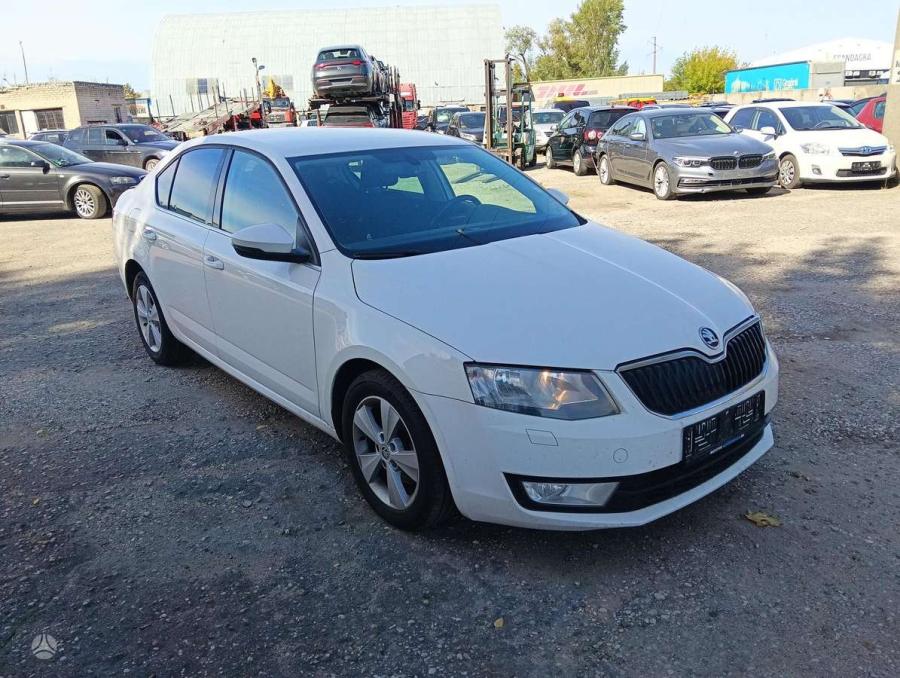White Skoda Octavia 2014 in Marijampole, with an engine capacity of 1.97 L and mileage of 376 thousand km for 3500 €, photo 3 on AUTOMOTO.COM.LV