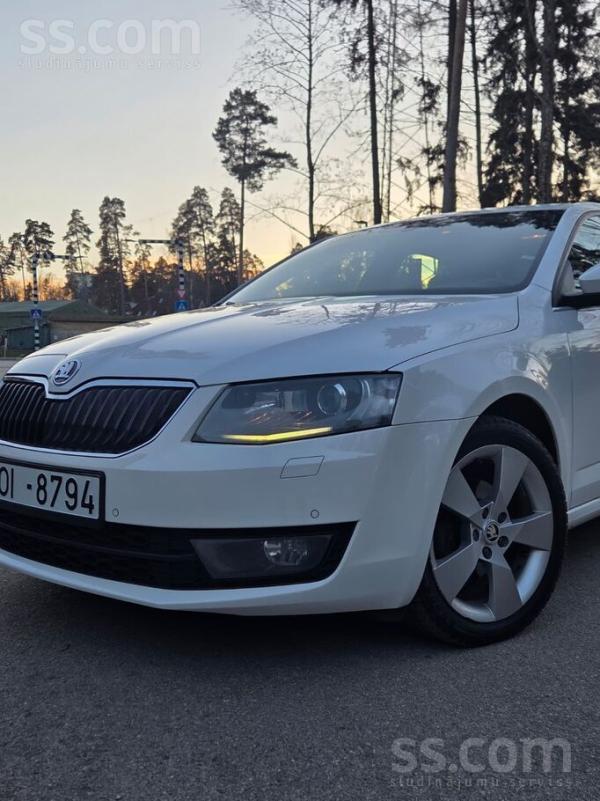 White Skoda Octavia 2017 in Ogre, with an engine capacity of 1.60 L and mileage of 263 thousand km for 8850 €, photo 9 on AUTOMOTO.COM.LV