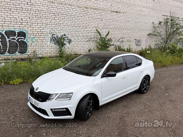 White Skoda Octavia 2018 in Tallinn, with an engine capacity of 2.00 L and mileage of 106 thousand km for 19900 €, photo 3 on AUTOMOTO.COM.LV