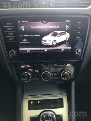 White Skoda Octavia 2019 in Riga, with an engine capacity of 1.60 L and mileage of 211 thousand km for 8700 €, photo 12 on AUTOMOTO.COM.LV