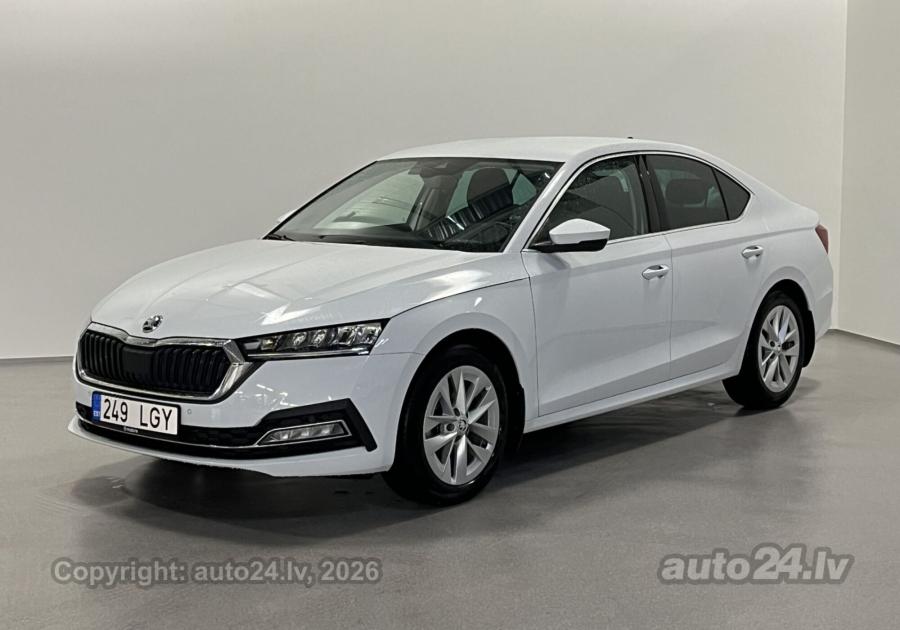 White Skoda Octavia 2024 in Tallinn, with an engine capacity of 1.50 L and mileage of 25 thousand km for 23500 €, photo 1 on AUTOMOTO.COM.LV
