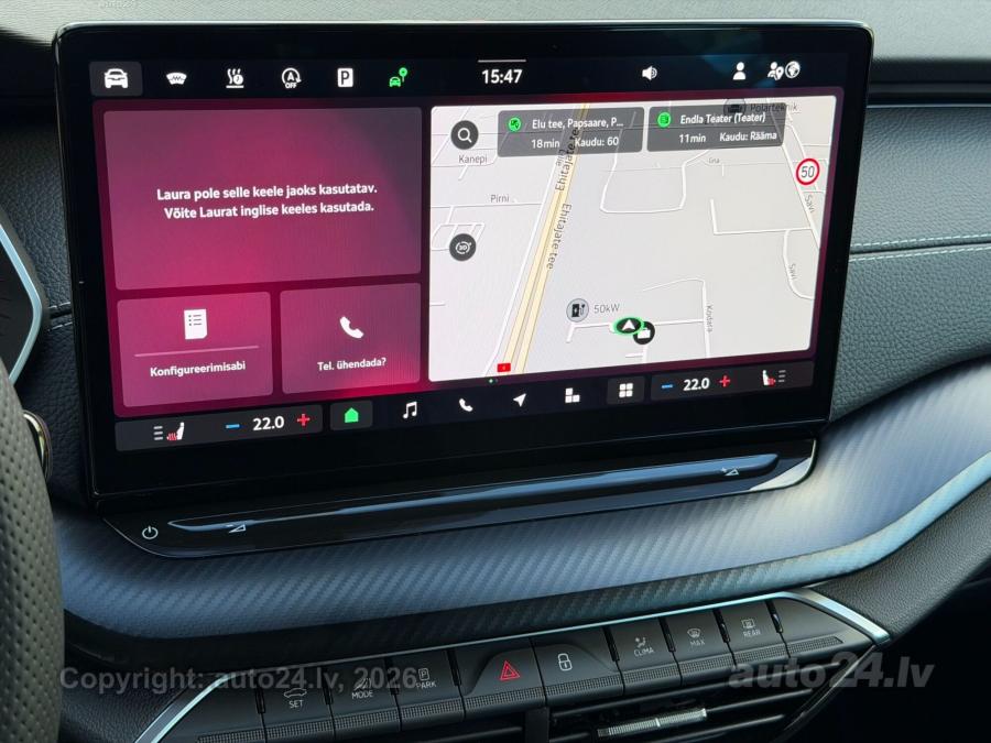 Balts Skoda Octavia 2026 Pērnava, ar dzinēja tilpumu 1.50 L un nobraukumu 3 tūkst. km par 36900 €, foto 11 vietnē AUTOMOTO.COM.LV
