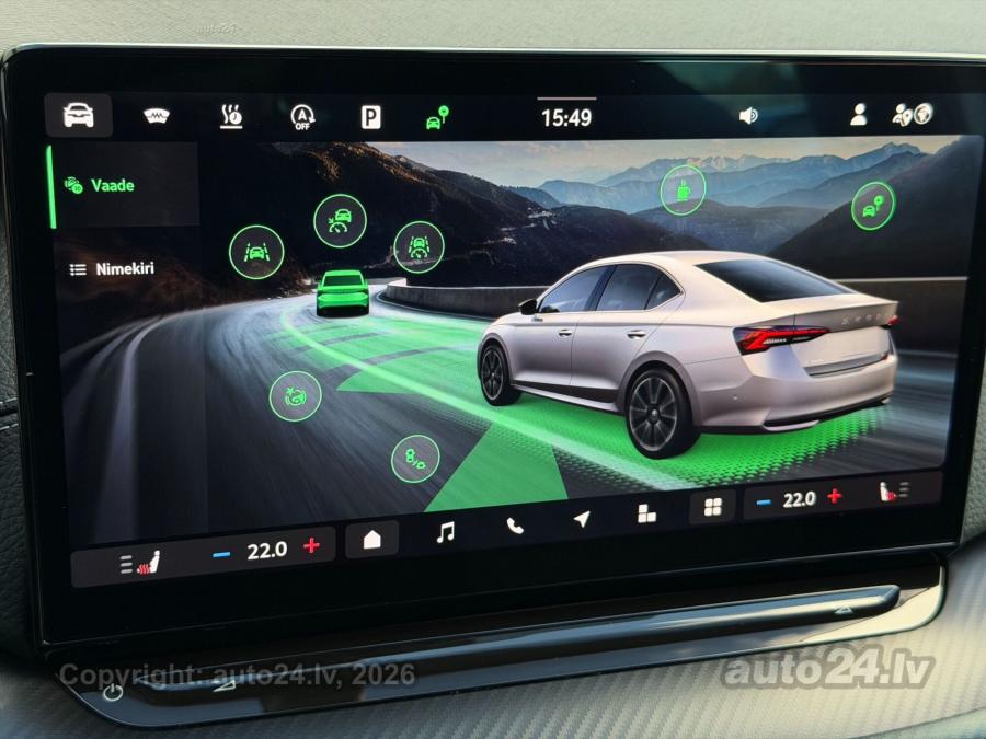Balts Skoda Octavia 2026 Pērnava, ar dzinēja tilpumu 1.50 L un nobraukumu 3 tūkst. km par 36900 €, foto 14 vietnē AUTOMOTO.COM.LV