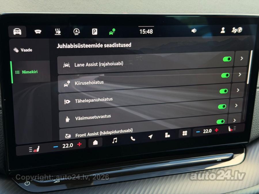 Balts Skoda Octavia 2026 Pērnava, ar dzinēja tilpumu 1.50 L un nobraukumu 3 tūkst. km par 36900 €, foto 16 vietnē AUTOMOTO.COM.LV
