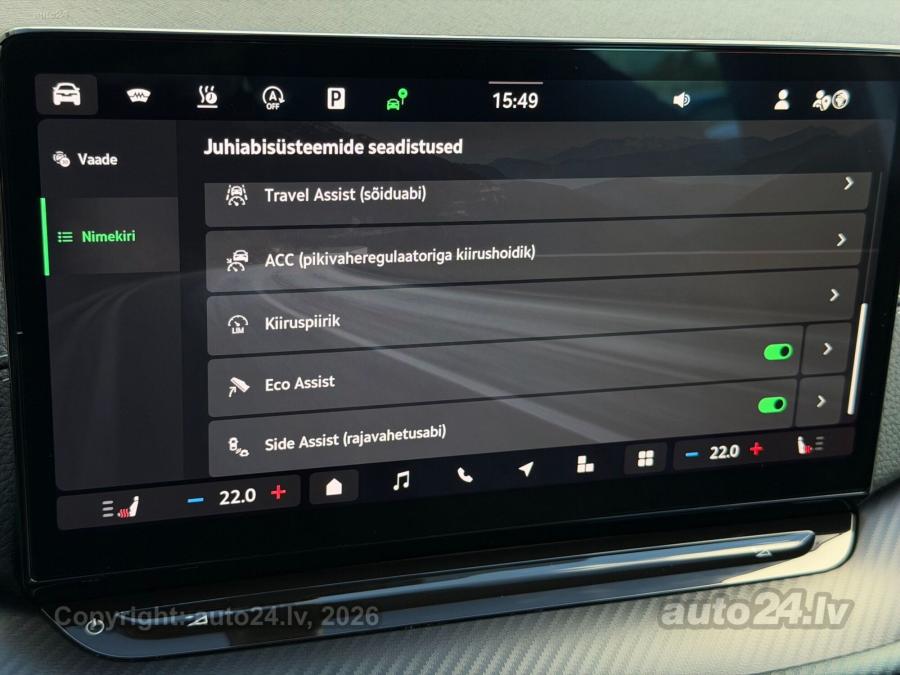 Balts Skoda Octavia 2026 Pērnava, ar dzinēja tilpumu 1.50 L un nobraukumu 3 tūkst. km par 36900 €, foto 17 vietnē AUTOMOTO.COM.LV