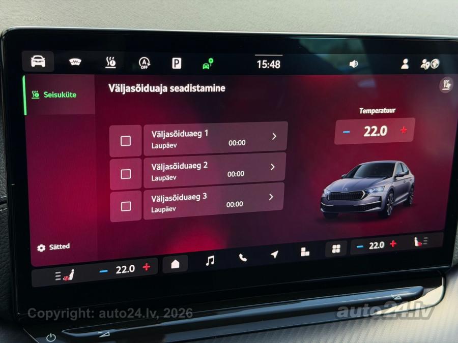 Balts Skoda Octavia 2026 Pērnava, ar dzinēja tilpumu 1.50 L un nobraukumu 3 tūkst. km par 36900 €, foto 19 vietnē AUTOMOTO.COM.LV