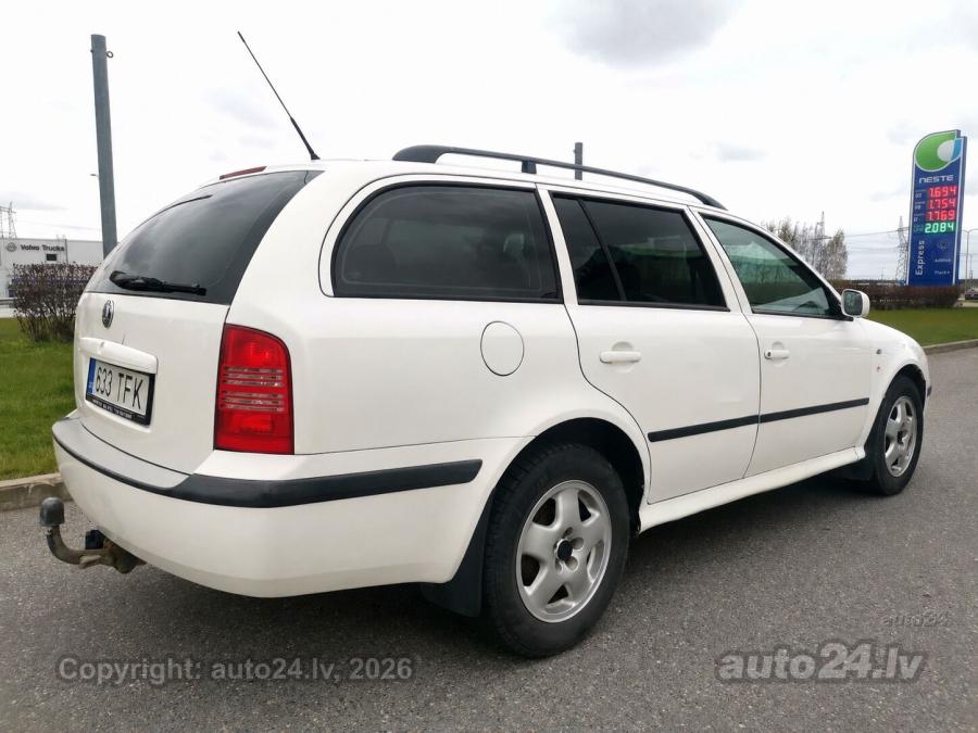 White Skoda Octavia 2001 in Tartu, with an engine capacity of 1.90 L and mileage of 480 thousand km for 890 €, photo 5 on AUTOMOTO.COM.LV