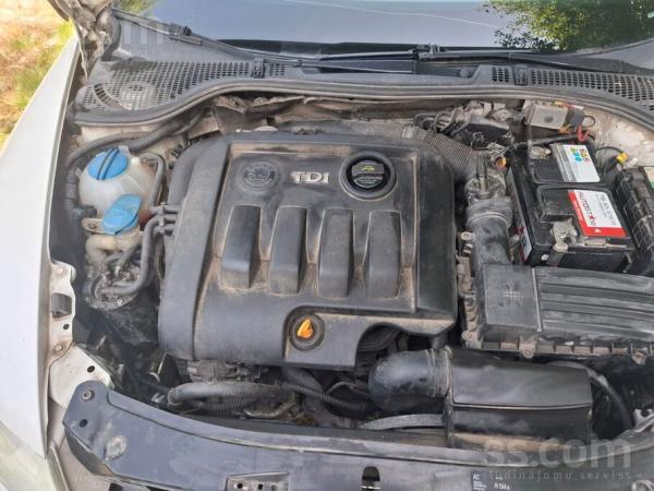 Шкода Октавия 2006 в Елгава на AUTOMOTO.COM.LV Белый Шкода Октавия 2006 в Елгава, объемом двигателя 1.90 л и пробегом 0 тыс. км за 1100 €, фото 9 на AUTOMOTO.COM.LV