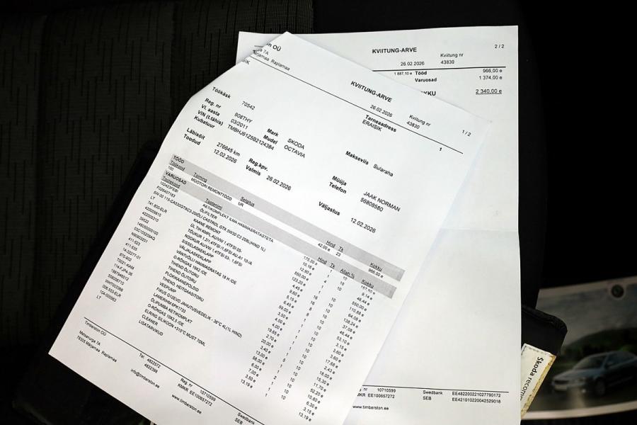 Белый Шкода Октавия 2011 в Таллин, объемом двигателя 1.40 л и пробегом 283 тыс. км за 1399 €, фото 17 на AUTOMOTO.COM.LV
