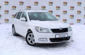 White Skoda Octavia 2012 in Vilnius, with an engine capacity of 1.60 L and mileage of 304 thousand km for 5390 €, photo 2 on AUTOMOTO.COM.LV