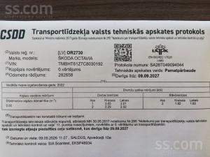 White Skoda Octavia 2012 in Saldus, with an engine capacity of 1.60 L and mileage of 283 thousand km for 4900 €, photo 23 on AUTOMOTO.COM.LV