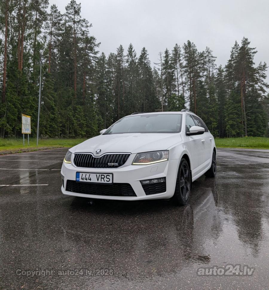 White Skoda Octavia 2013 in Tallinn, with an engine capacity of 2.00 L and mileage of 185 thousand km for 10800 €, photo 1 on AUTOMOTO.COM.LV