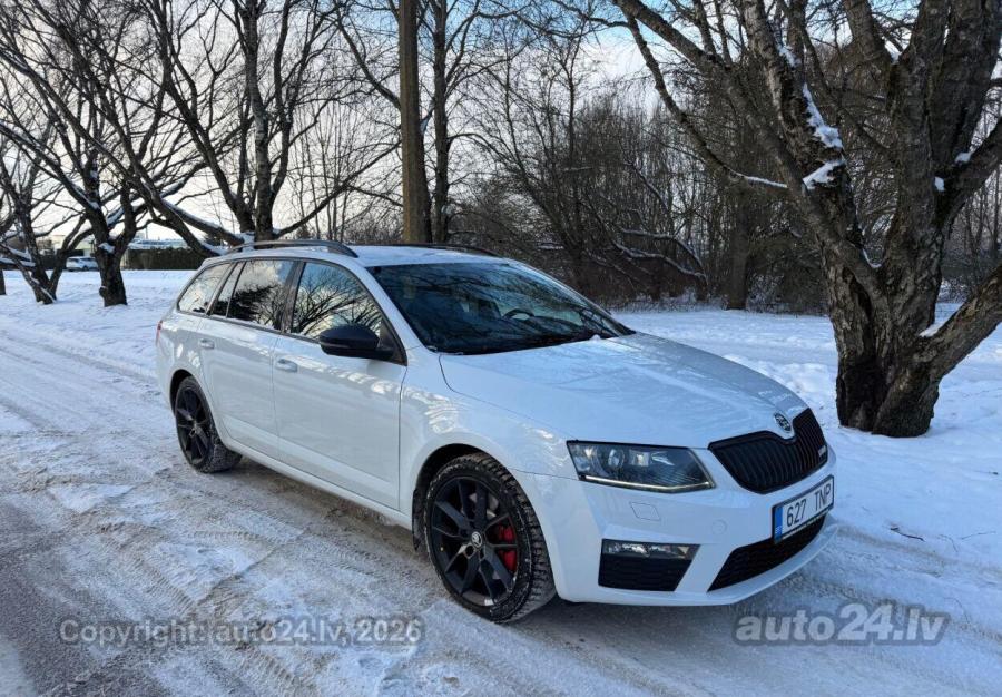 White Skoda Octavia 2014 in Tallinn, with an engine capacity of 2.00 L and mileage of 208 thousand km for 11500 €, photo 7 on AUTOMOTO.COM.LV