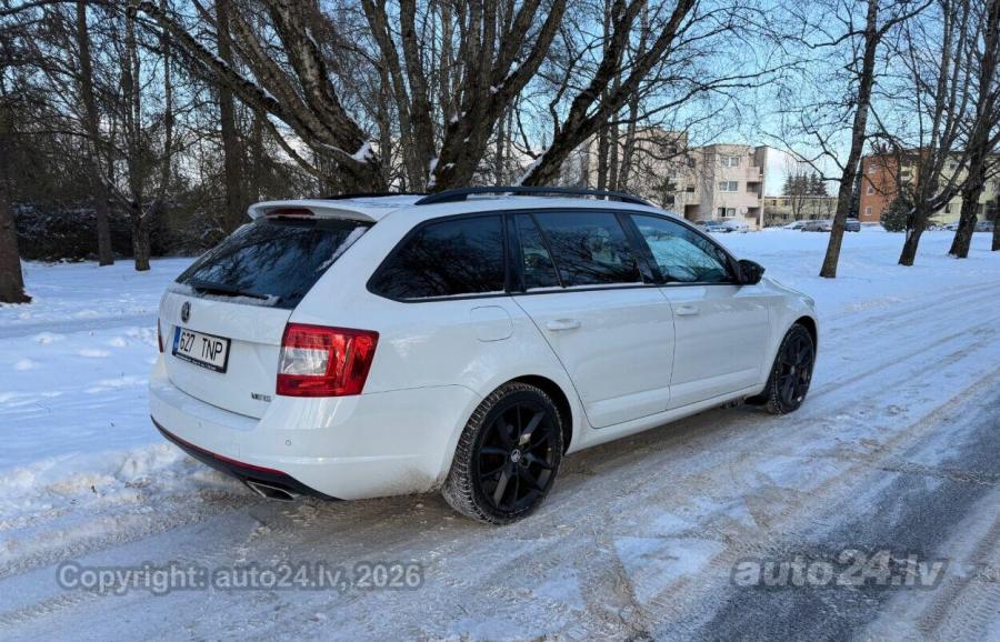White Skoda Octavia 2014 in Tallinn, with an engine capacity of 2.00 L and mileage of 208 thousand km for 11500 €, photo 8 on AUTOMOTO.COM.LV