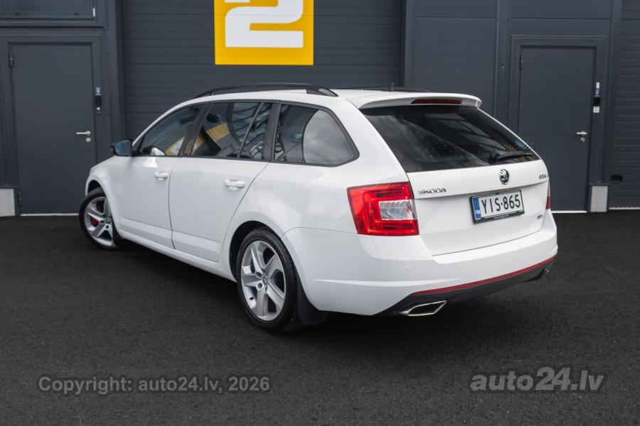 White Skoda Octavia 2014 in Tallinn, with an engine capacity of 2.00 L and mileage of 240 thousand km for 7999 €, photo 5 on AUTOMOTO.COM.LV