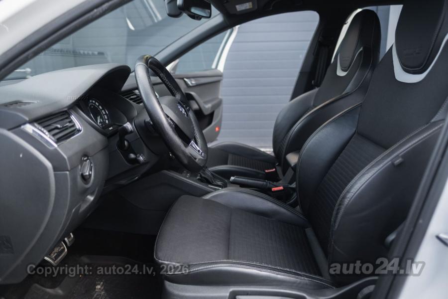 White Skoda Octavia 2014 in Tallinn, with an engine capacity of 2.00 L and mileage of 240 thousand km for 7999 €, photo 13 on AUTOMOTO.COM.LV