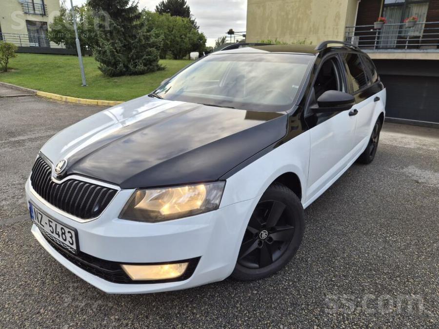 White Skoda Octavia 2014 in Riga, with an engine capacity of 1.60 L and mileage of 0 thousand km for 4950 €, photo 3 on AUTOMOTO.COM.LV