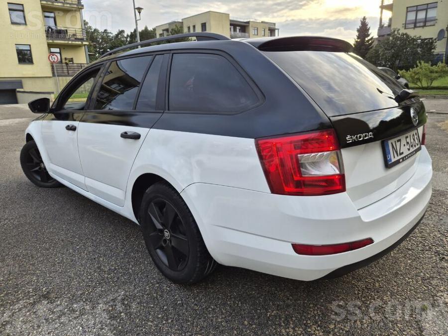 White Skoda Octavia 2014 in Riga, with an engine capacity of 1.60 L and mileage of 0 thousand km for 4950 €, photo 4 on AUTOMOTO.COM.LV